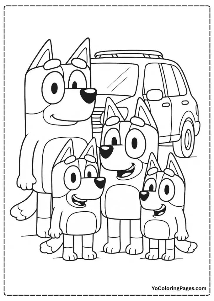 Bluey Coloring Pages: 25+ Free Print-Ready PDF Pages