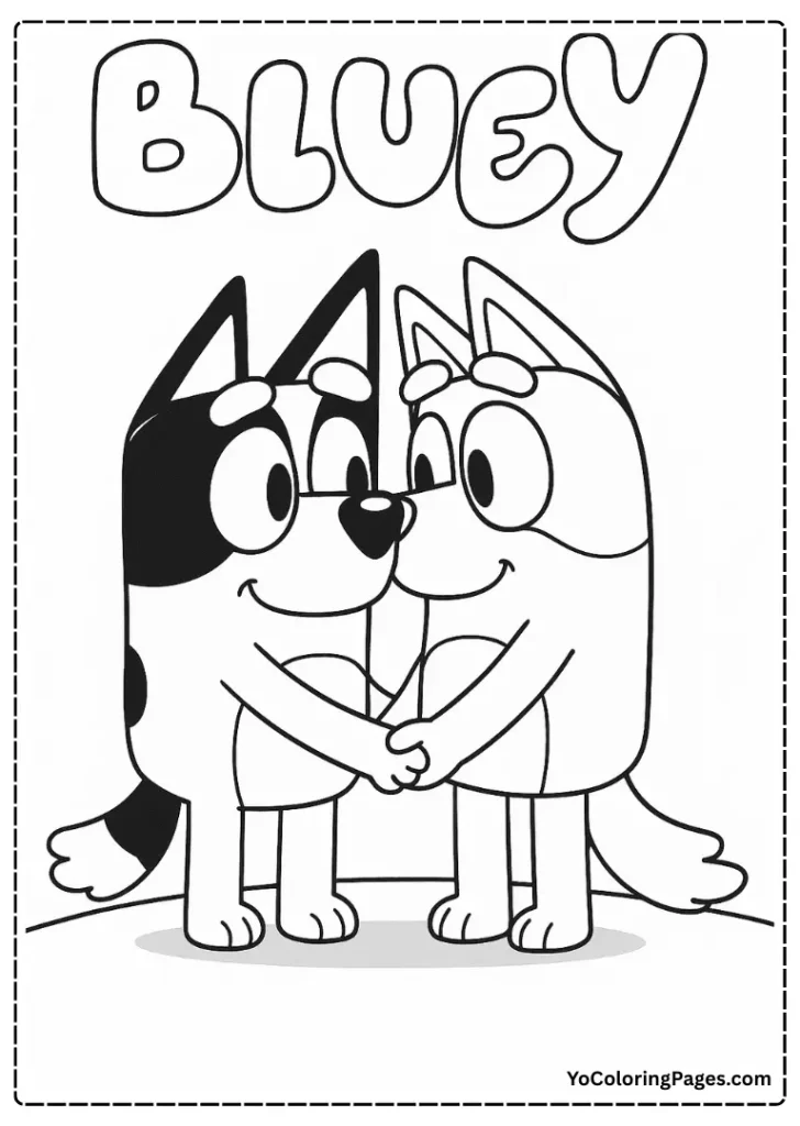 Bluey Coloring Pages: 25+ Free Print-Ready PDF Pages