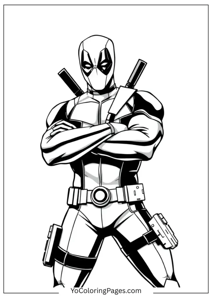 Deadpool Coloring Pages: 20+ Free PDF Downloads