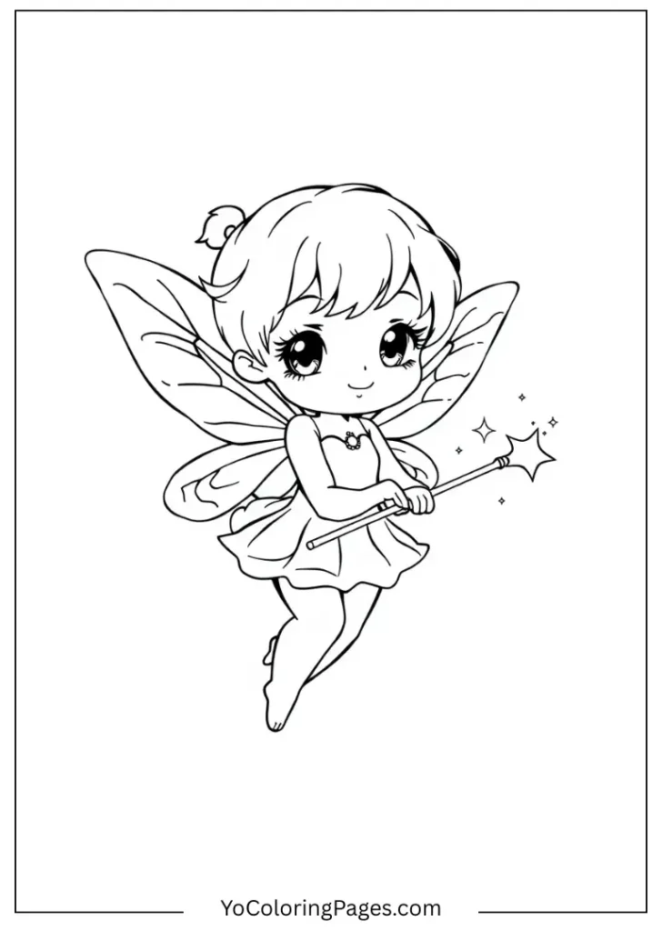 Fairy Coloring Pages: Printable Fairy Pages for Creative Minds