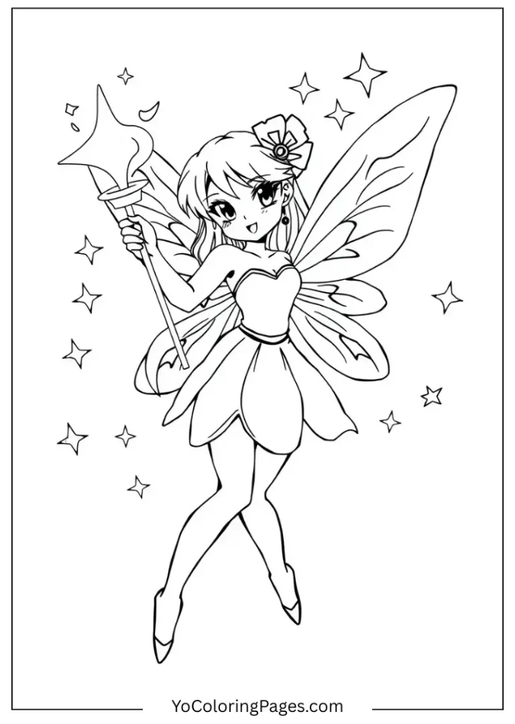 Fairy Coloring Pages: Printable Fairy Pages for Creative Minds