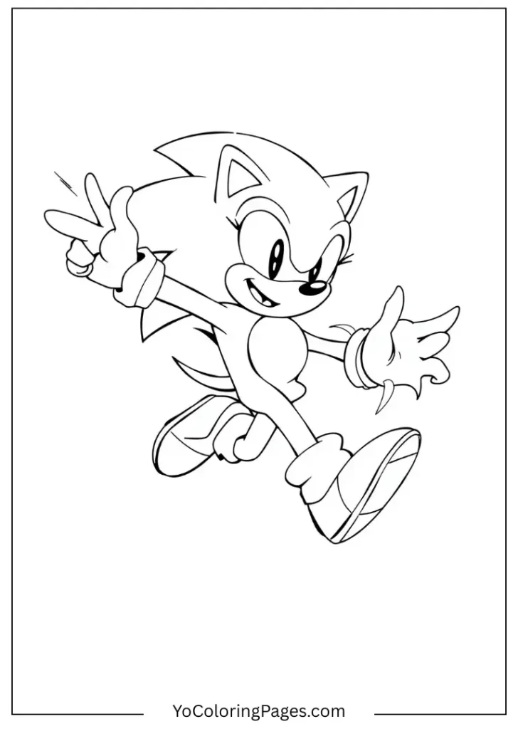 Sonic Coloring Pages: 40+ Cool and Easy PDF Printables