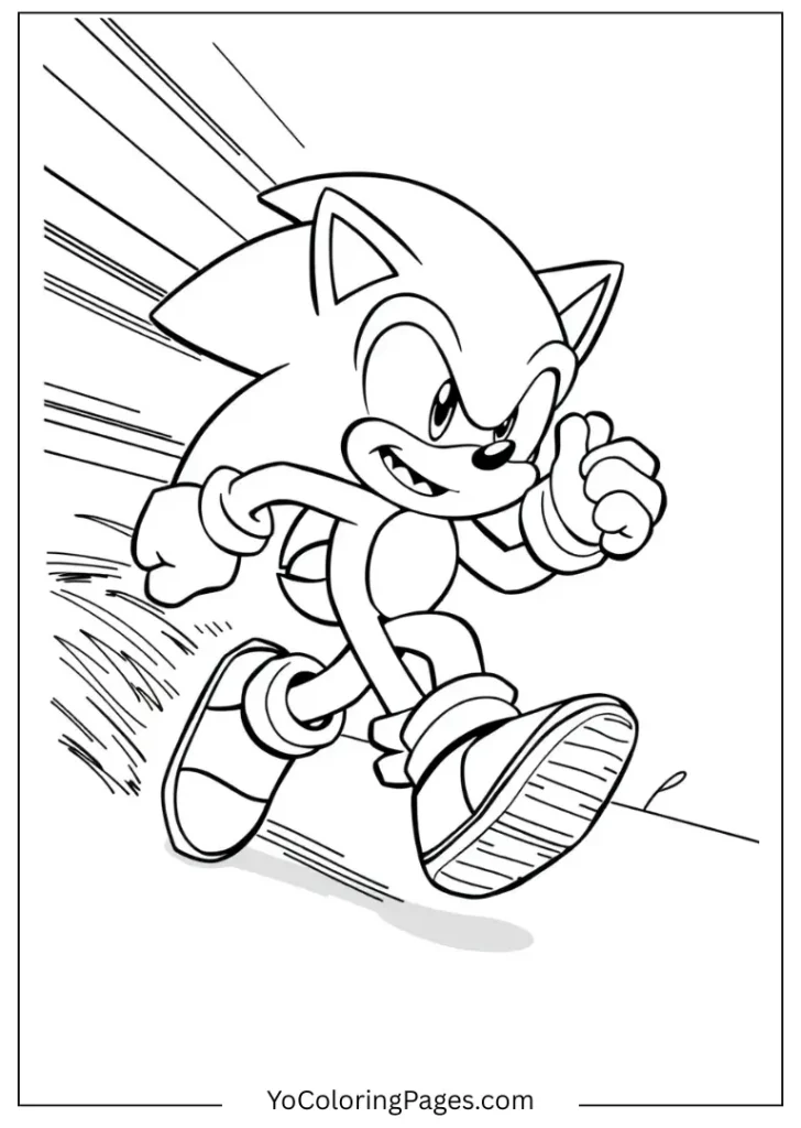 Sonic Coloring Pages: 40+ Cool and Easy PDF Printables