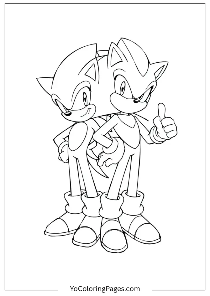 Sonic Coloring Pages: 40+ Cool and Easy PDF Printables