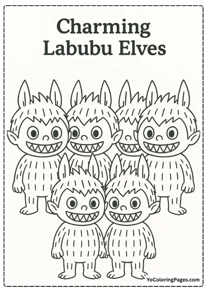 Labubu Coloring Pages: 20+ Free Printable PDF Collection